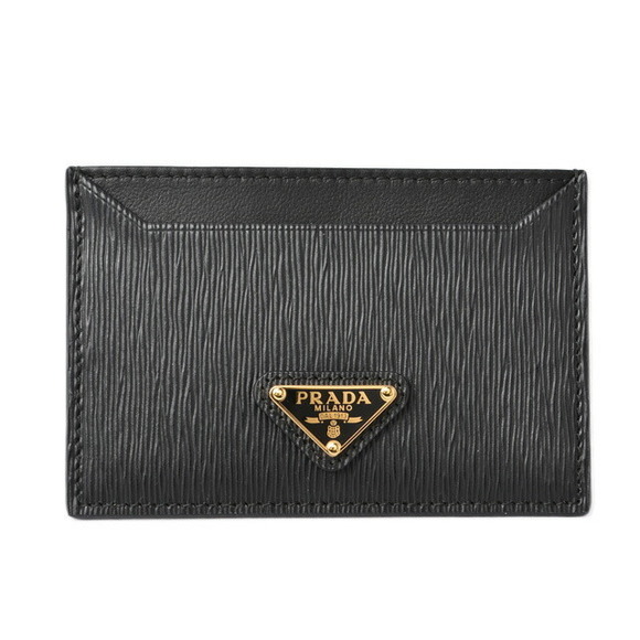 Prada | Bags | Prada Card Case Pass Case Black | Poshmark